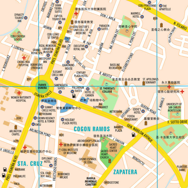 Mandarin-Cebu - Accu-Map